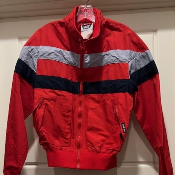Roffe | Jackets & Coats | Roffe Full Zip Windbreaker Red Size Small Zip ...